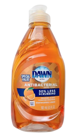 Dawn Ultra Antibacterial Hand Soap/Dish Washing Liquid Orange Scent 6 ...